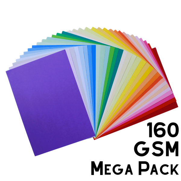 A4 and A5 Card Spectrum of Colours MegaPack 160gsm – Sweet Factory Arts ...