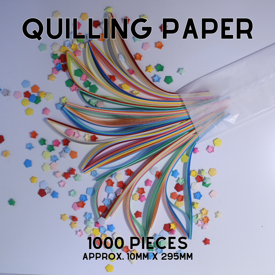 Quilling Packs • 1000 pieces • 10mm wide – Sweet Factory Arts & Crafts